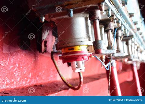 Reefer Plugs On Container Vessel Stock Image Image Of Plugs Shock 168775261