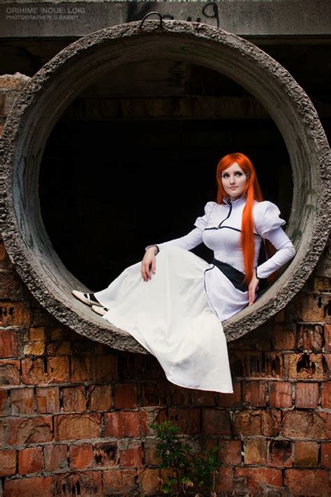 Bleach Cosplay Costumes Busty Bleach Arrancar Orihime Inoue Cosplay Girl
