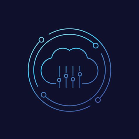 Cloud Settings Icon Linear Design 31702374 Vector Art At Vecteezy