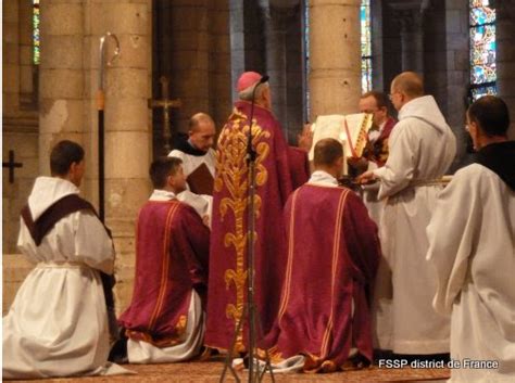 FSSP Ordination At Fontgombault Abbey And The Other Modern Vestments Of Dom Hans Van Der Laan