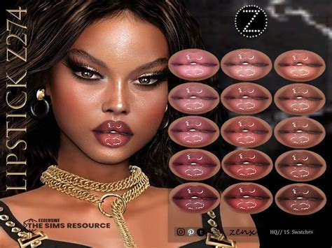 Zenx Lipstick Z274 Sims 4 Nails Sims 4 Cc Makeup Makeup Cc