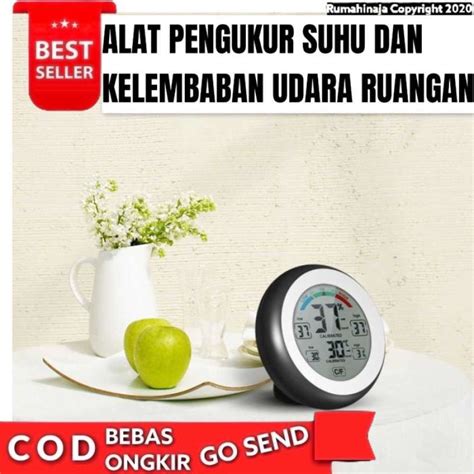 Jual Alat Pengukur Suhu Ruangan Kamar Digital Thermometer Hygrometer Di