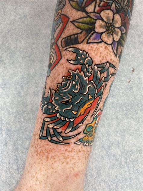 Heikegani Done By Burtontattoos At Electric 13 In Austin Tx R Irezumi