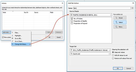 tableau tips set action part to whole analysis