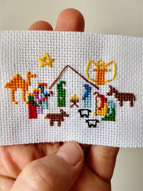 Christmas Nativity Cross Stitch Patterns At Meagan Brown Blog
