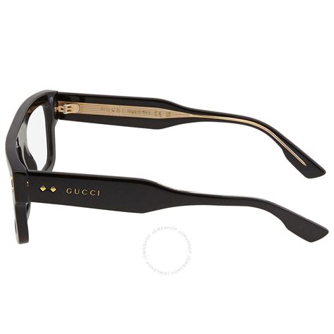 Gucci Demo Rectangular Mens Eyeglasses Gg1085o 001 52 Gucci Eyeglasses