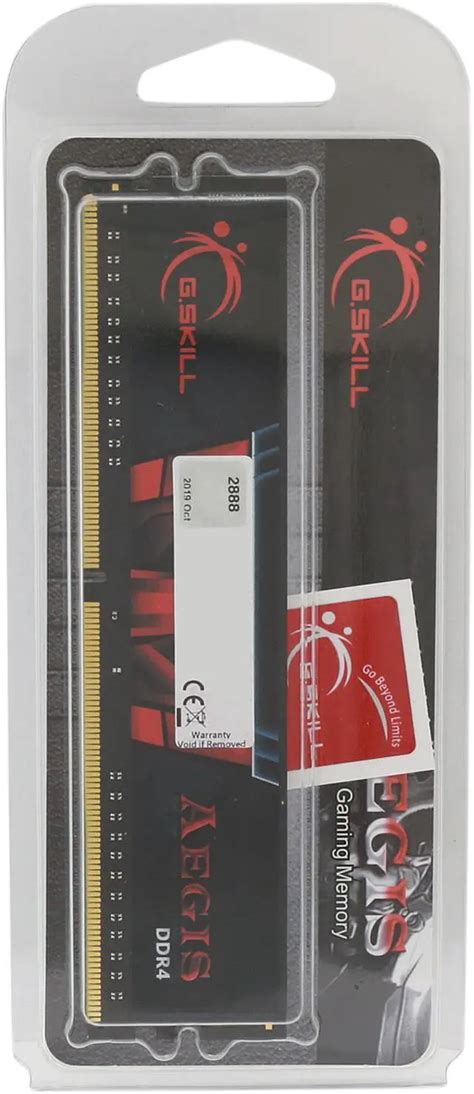 G Skill Aegis 8gb 288 Pin Pc Ram Ddr4 3200 Pc4 25600 Desktop Memory Model F4 3200c16s 8gis