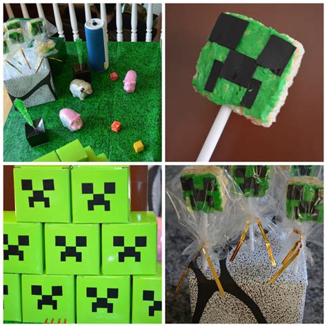 Minecraft Birthday Party Favors Mom It Forwardmom It Forward