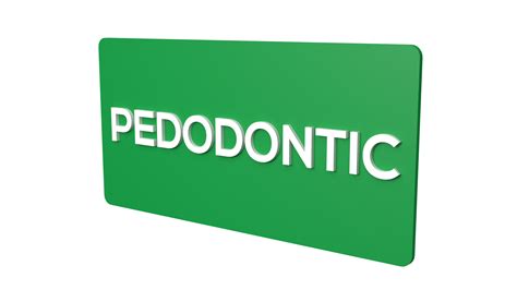 3d Pedodontic Signage Pedodontic Signage