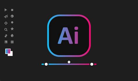 gradient across multiple objects 3 logos by nick