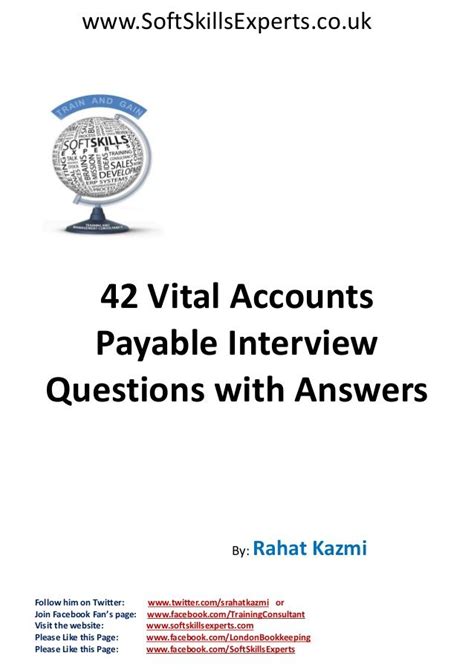 42 Accounts Payable Interview Questions And Answers Interview Questions And Answers Interview