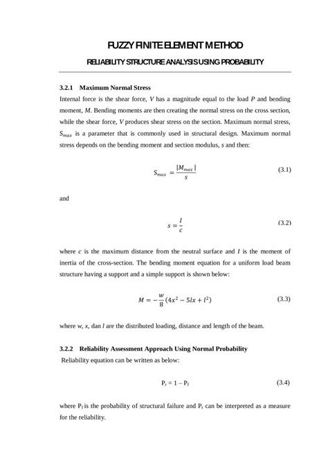 PDF RELIABILITY STRUCTURE ANALYSIS USING PROBABILITY DOKUMEN TIPS