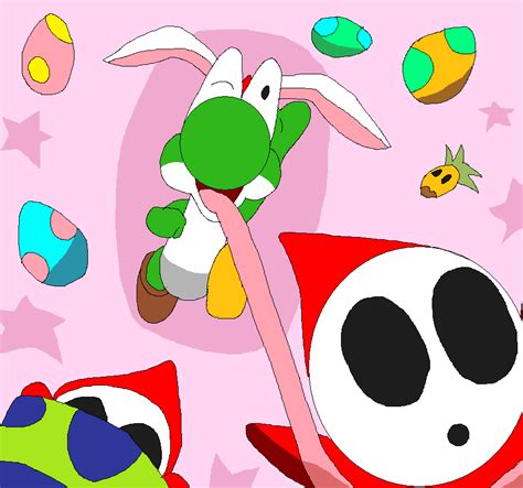 Its The Easter Yoshi By Karasu 96 On Deviantart