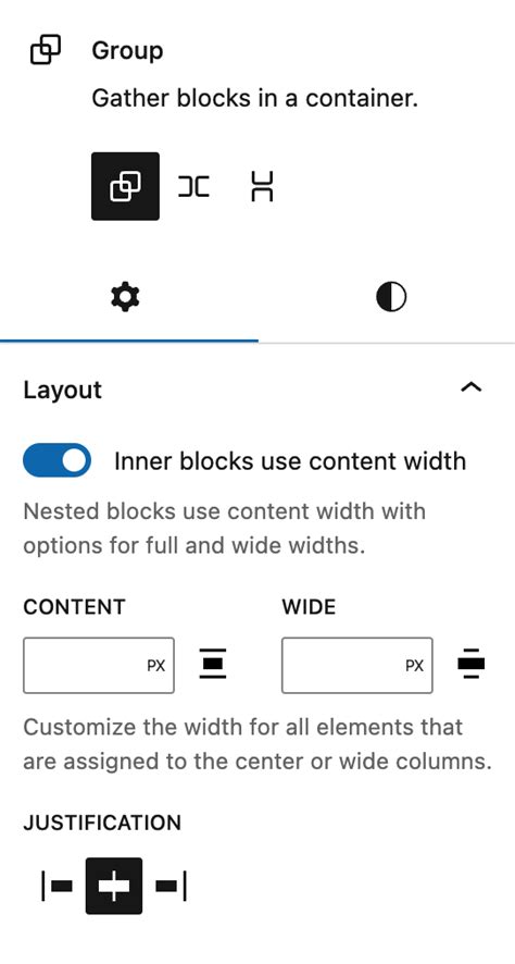 group block documentation