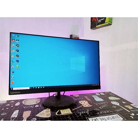 Jual Monitor Lenovo D24 20 24inch Frameless Shopee Indonesia