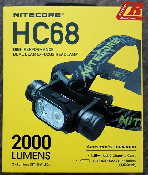[Review] Nitecore HC68 (Dual customizable beam, red light, USB-C, 18650 ...