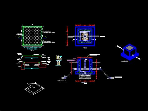 Medidor De Agua Potable En Dwg 43119 Kb Librería Cad