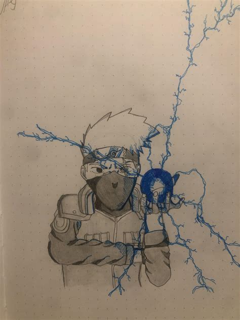 Kakashi Hatake Chidori Drawing