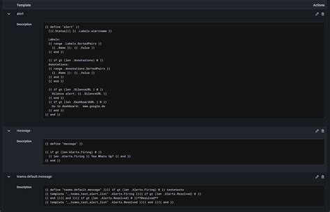 New Alert Message Templating Problems Alerting Grafana Labs