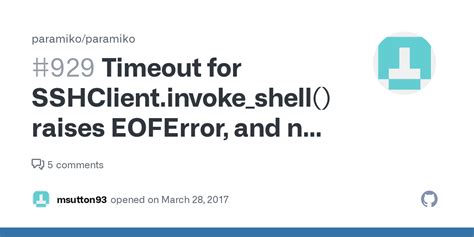 Timeout For Vokeshell Raises Eoferror And Not Timeout