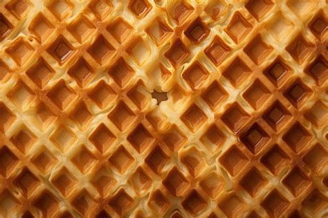 Premium Photo Waffle Texture Pattern