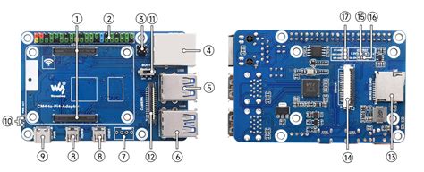 Cm4 To Pi4 Adapter Waveshare Wiki