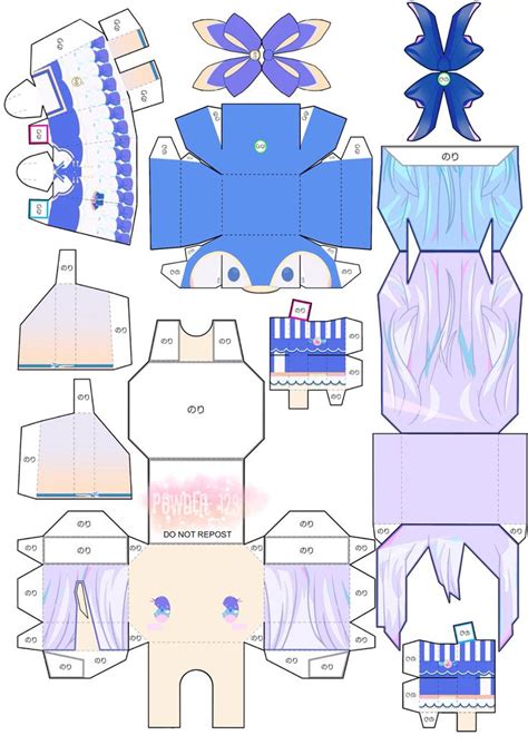 Yoisaki Kanade Let It Ring Beautiful Sounds Prsk Papercraft Paper