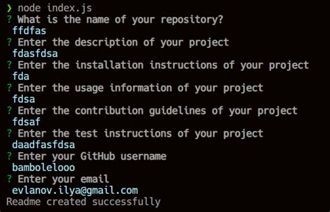 GitHub Bambolelooo ProfessionalReadmeGenerator