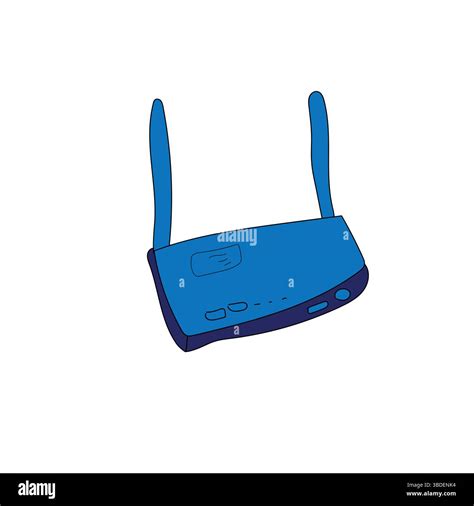 Hand Drawn Wireless Wi Fi Router Icon Stock Vector Image And Art Alamy