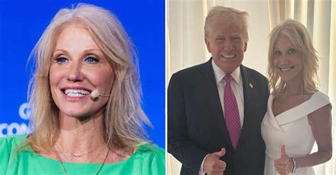 Kellyanne Conway Spends Time With Donald Trump At Bedminster