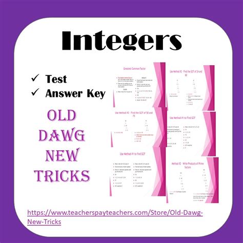 Math Integers Test Made By Teachers