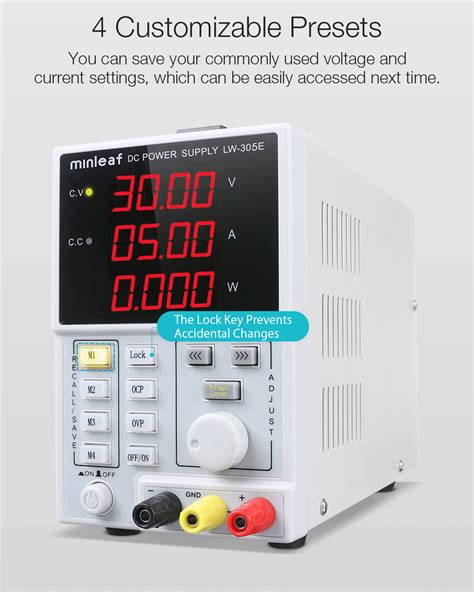 Signal Sources Conditioning Minleaf LW E Programmable DC Power Supply LED Digital Display