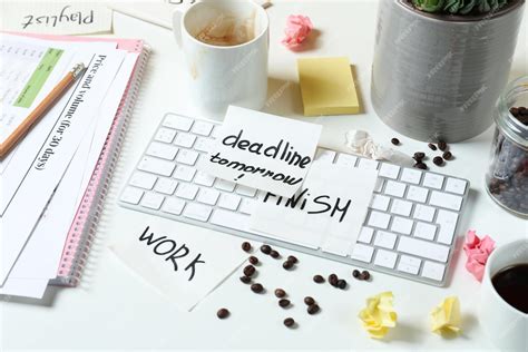 Premium Photo Messy Office Workplace Workplace And Workspace Concept