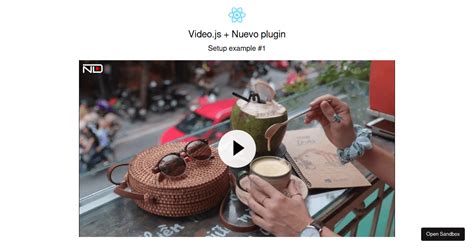 react videojs nuevo 10 setup 1 codesandbox