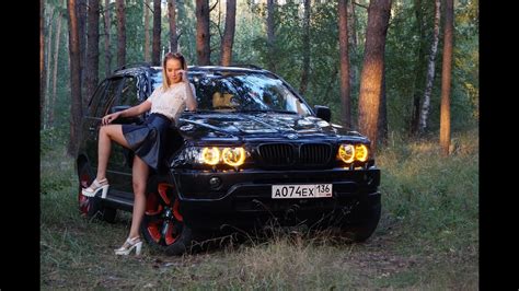 BMW X5 E53 под музыку с красивой Ксенией - YouTube