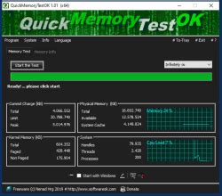 History Of Quick Memory Test OK Fast For Windows