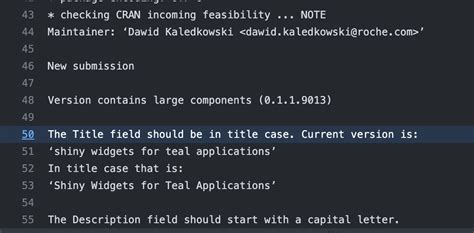 R Cmd Check Result Update Description File · Issue 82 · Insightsengineeringtealwidgets · Github