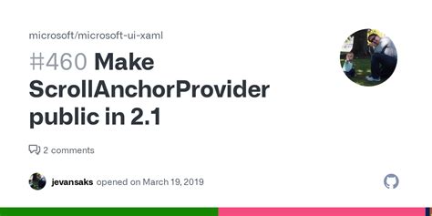 Make ScrollAnchorProvider Public In Issue Microsoft Microsoft Ui Xaml GitHub