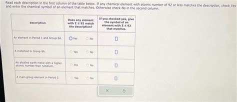 Solved Read Each Description In The First Column Of The