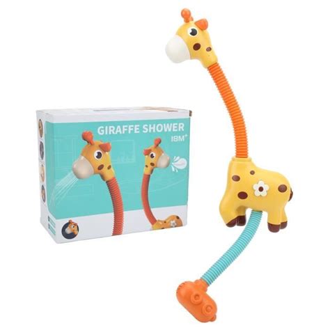 Estink Jouet De Bain Pour Bébé Girafe Avec Pomme De Douche Jeu Deau