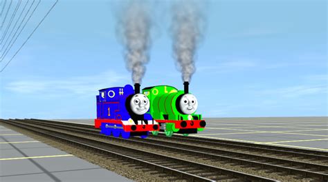 Mstnoodle Thomas And Percy By Saeedferrari2k9 On Deviantart