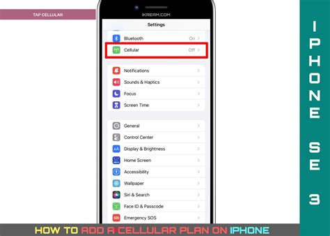 How To Add Cellular Plan On IPhone