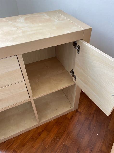 Kallax 2x2 Ikea Oak Furniture And Home Living Furniture Shelves