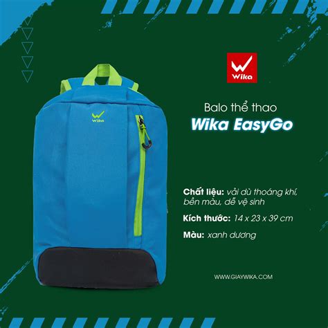 Balo Th Thao Wika Easygo M U Xanh D Ng