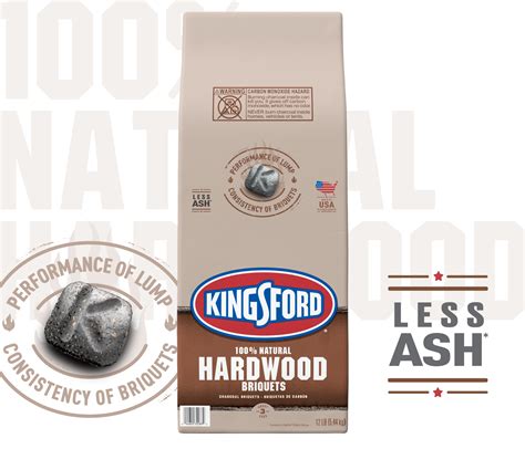 Kingsford 100 Natural Hardwood Lump Briquets Kingsford