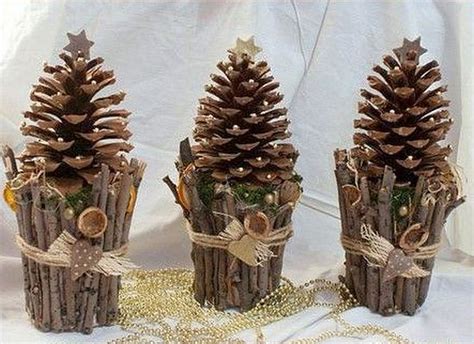 20 Pine Cone Table Decorations