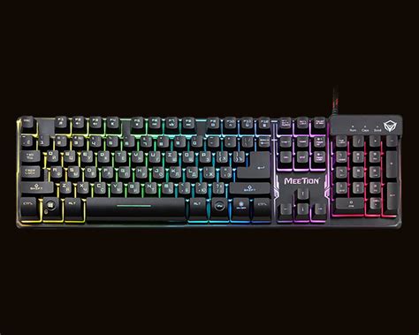 Teclado Para Juegos Arco Iris Meetion K9300 Con El Mejor Presupuesto Al