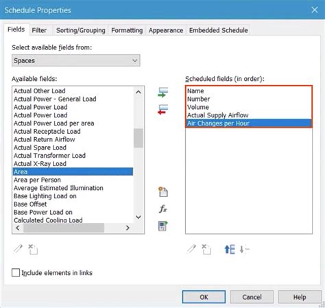 Create Advanced Schedules Autodesk