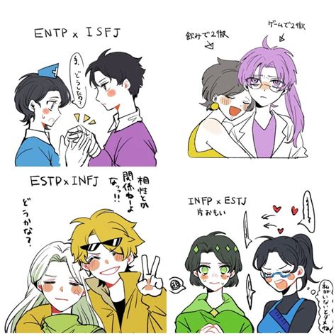 Different Mbti Except Esfp And Intp