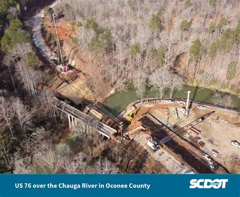 In Oconee County Scdot Continues To Work On Replacing Us 76 Over The